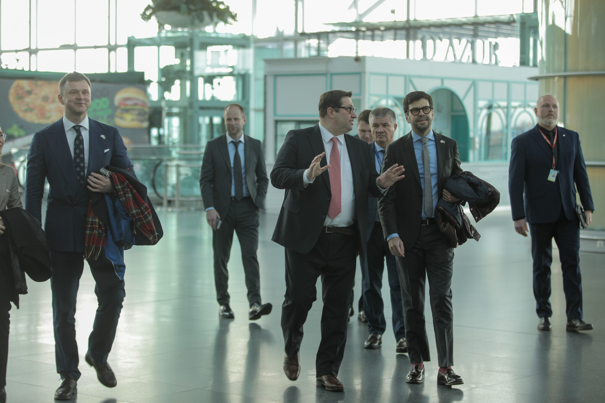 CEOs of Boryspil International Airport, Eurocontrol, and UkSATSE held a ...